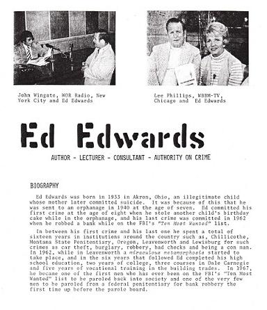 Articles about Ed Edwards - The Zodiac Killer -- Unsolved & Unforgotten